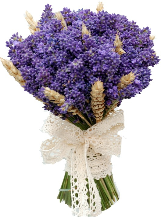 Buchet mireasa superb cu lavanda si spice